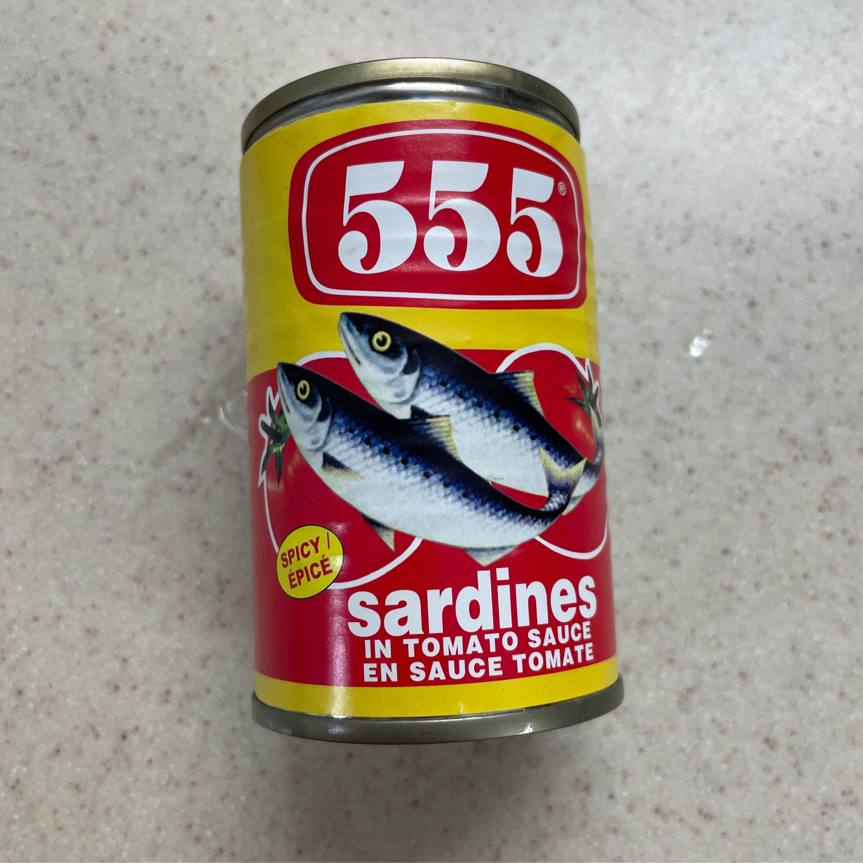 555 Sardines In Tomato Sauce - Spicy | Pinoy Estrie